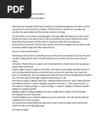Understanding IFE & EFE Matrices | PDF | Swot Analysis | Strategic ...