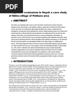 Leiper's Tourism System Explained | PDF | Tourism | System