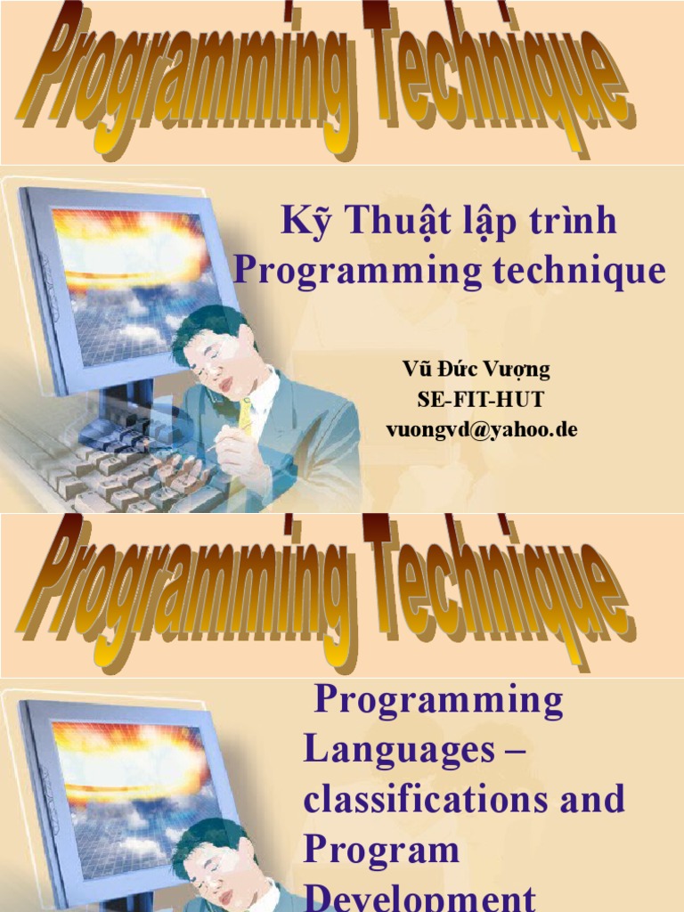 Chuong01. Tông Quan - Cac Ngon Ngu Lap Trinh Va Thiet Ke CT | PDF