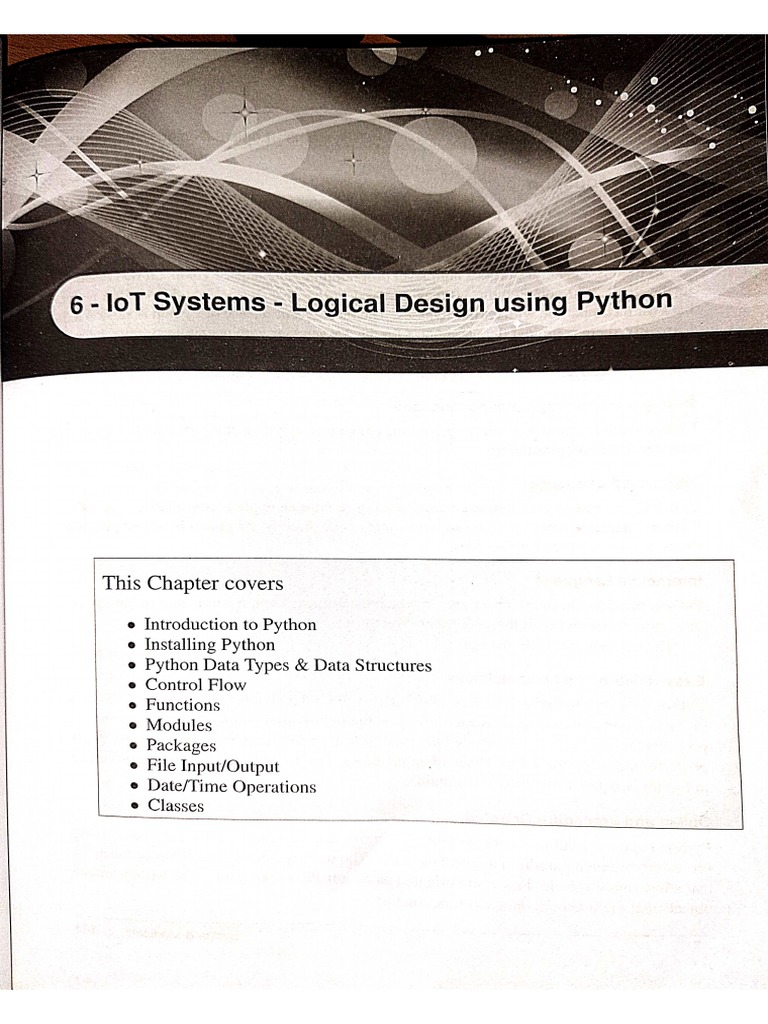 Iot Systems Logical Design Using Python Pdf