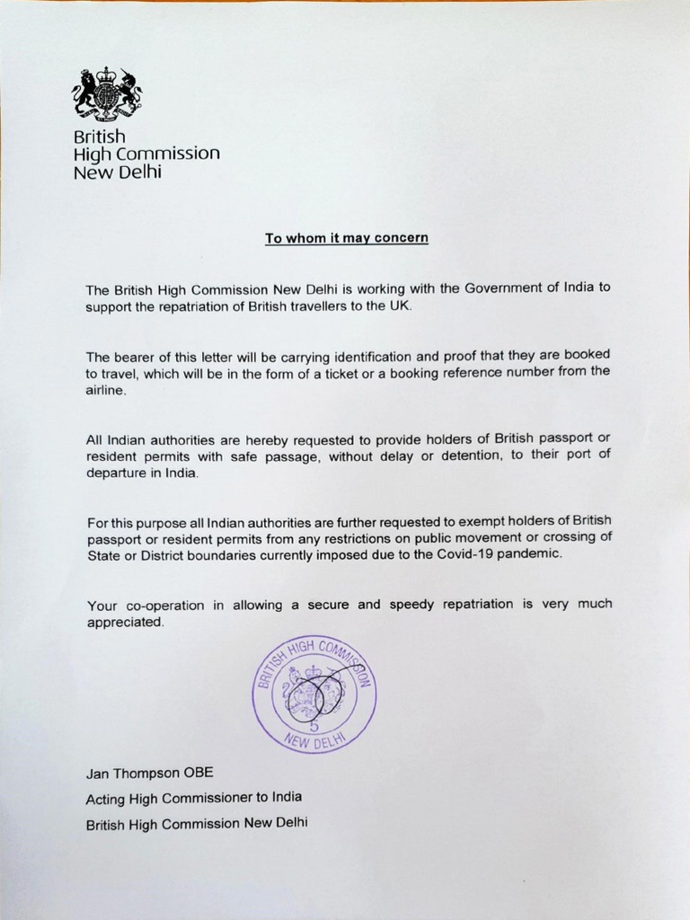 British Movement Letter | PDF