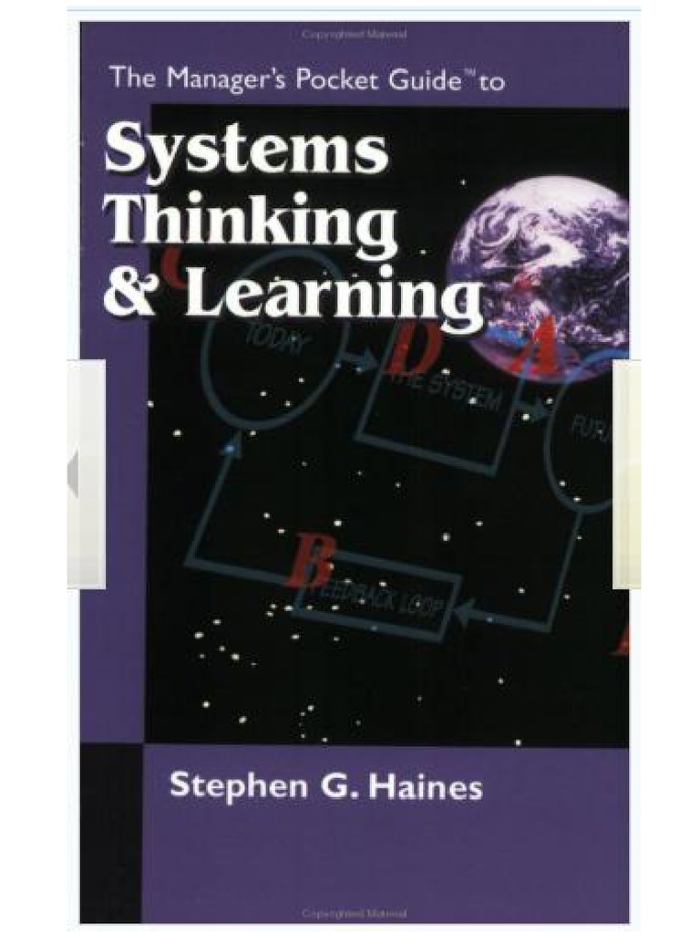 Manager's Pocket Guide To Systems Thinking and Learning | PDF | System ...