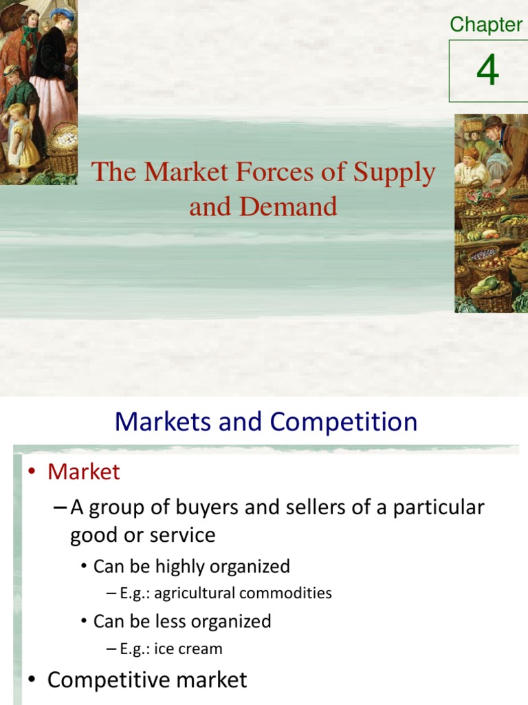 Lecture 2 The Market Forces of Supply and Demand | PDF | Supply ...