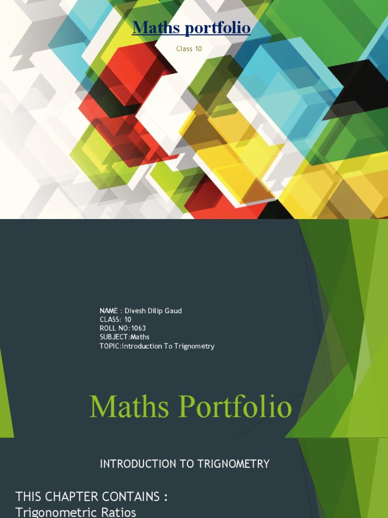 Maths Portfolio | PDF | Science & Mathematics | Technology & Engineering