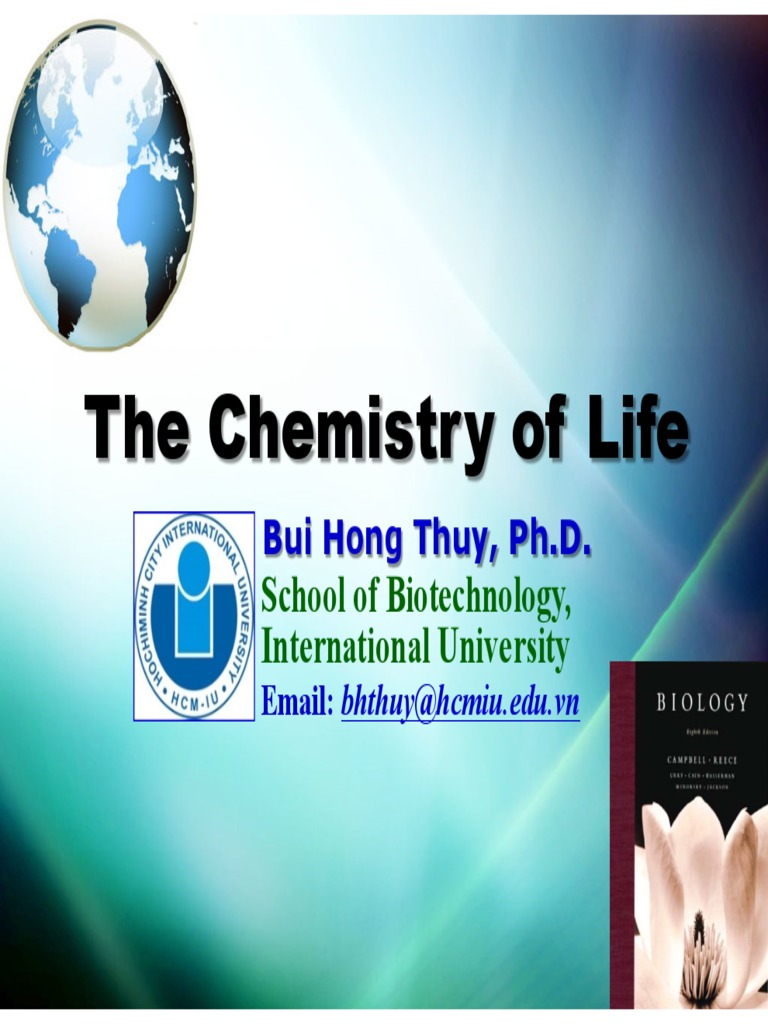 Lecture 2. The Chemistry of Life | PDF | Ion | Chemical Bond