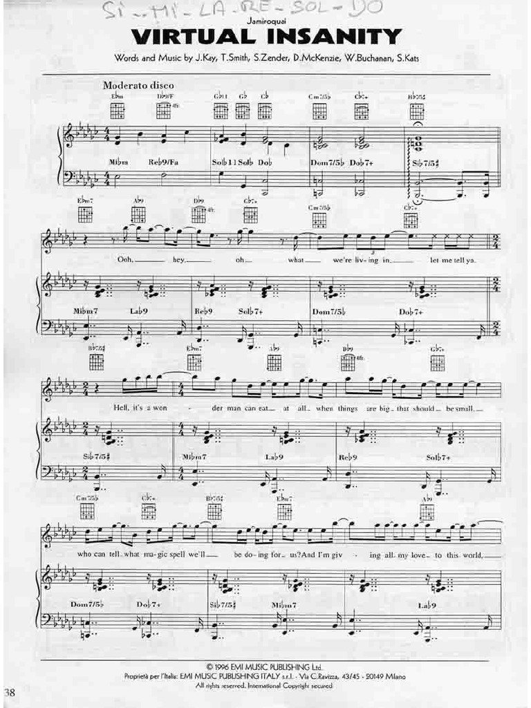 Virtual Insanity | PDF