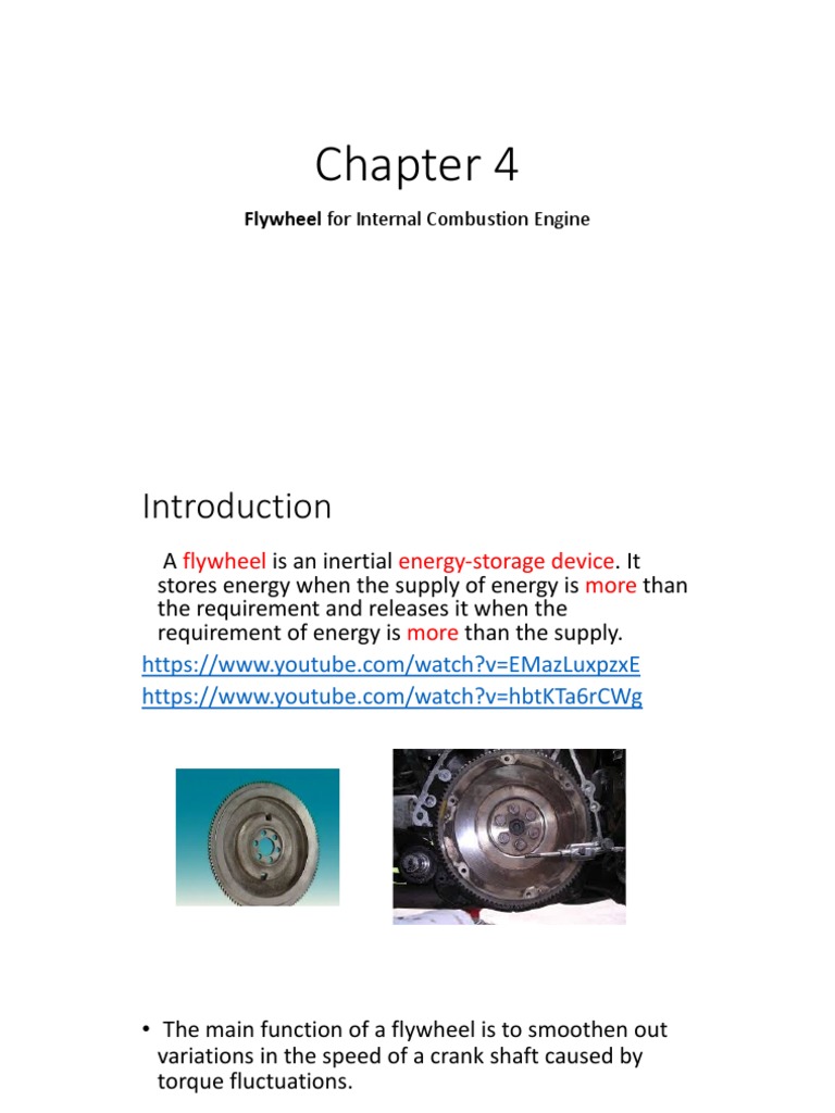Flywheel For Internal Combustion Engine | PDF | Torque | Mechanical ...