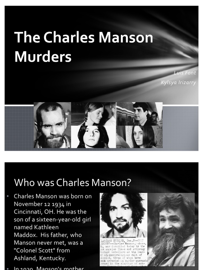 The Charles Manson Murders | PDF | Charles Manson | Law Enforcement