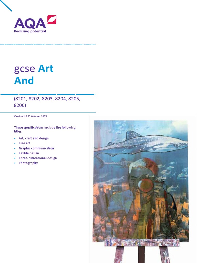 Aqa Art Gcse SP 2016 | PDF | Design | Fine Art