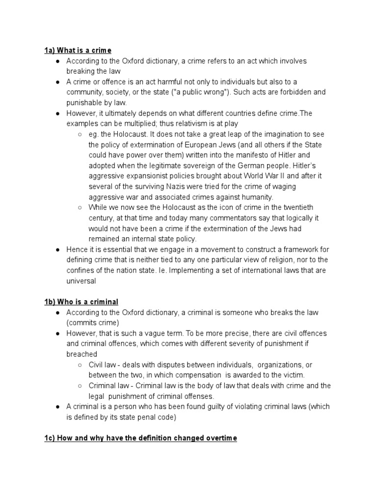 Understanding Crime and Punishment | PDF | Punishments | Crime & Violence