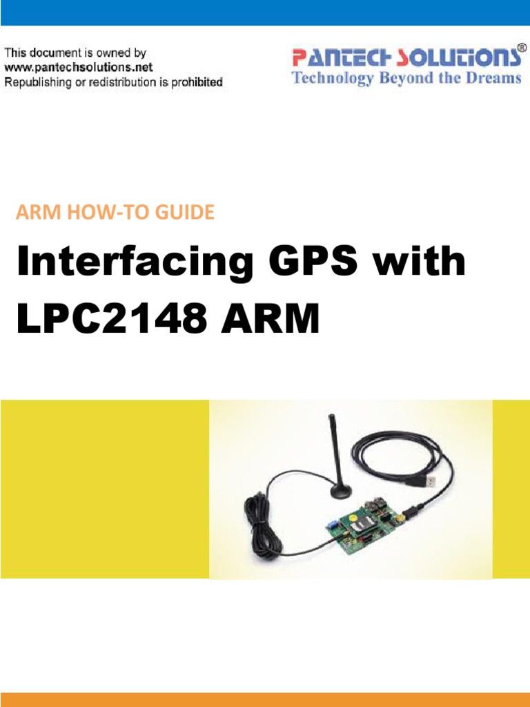 Interfacing GPS With LPC2148 ARM: Arm How-To Guide | PDF | Global Positioning System ...