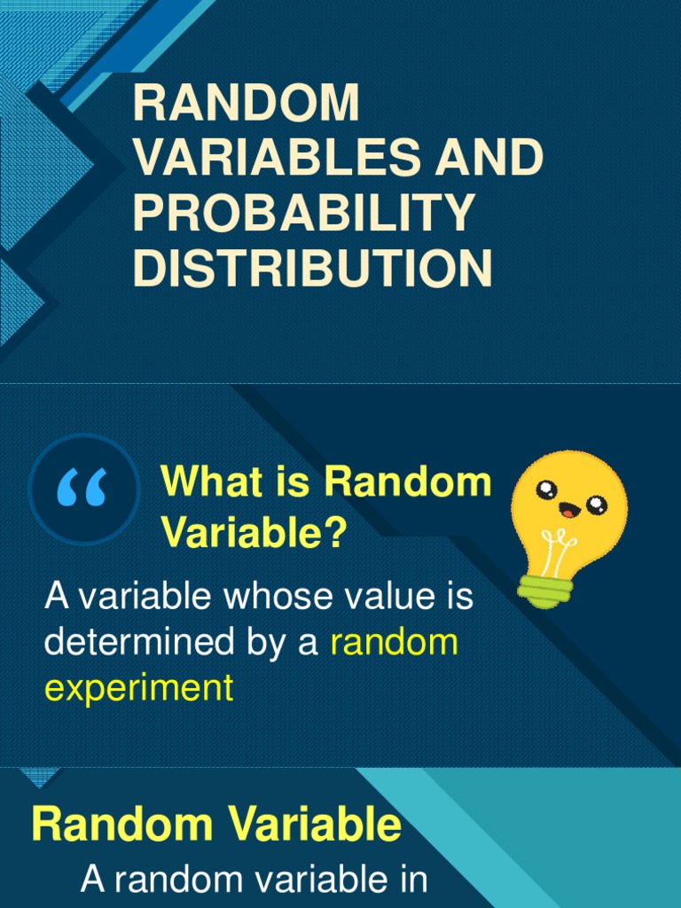 Lesson 3 | PDF | Probability Distribution | Random Variable