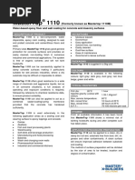 BASF MasterTop 1205 Data Sheet | PDF | Coating | Wear