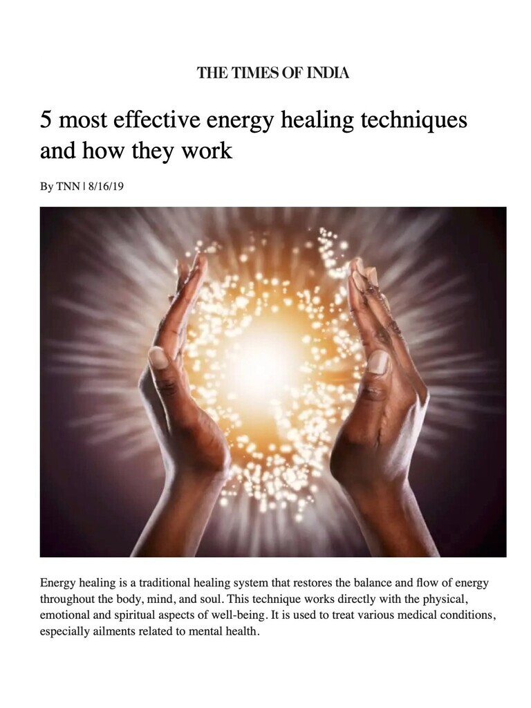 5 Most Effective Energy Healing Techniques and How They Work | PDF | Reiki | Energy Medicine