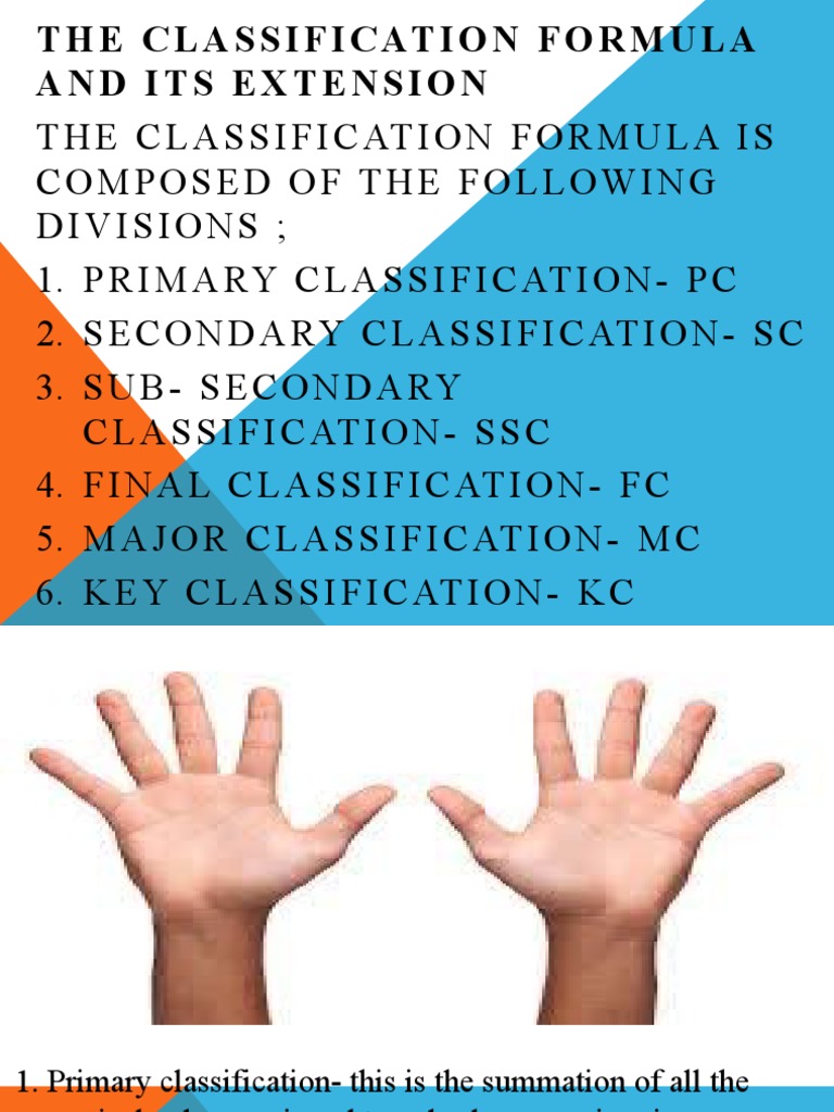 Primary Classification | PDF | Fingerprint | Thumb
