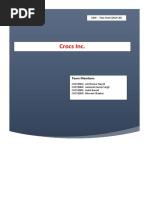 Crocs Inc | PDF | Stock Valuation | Valuation (Finance)