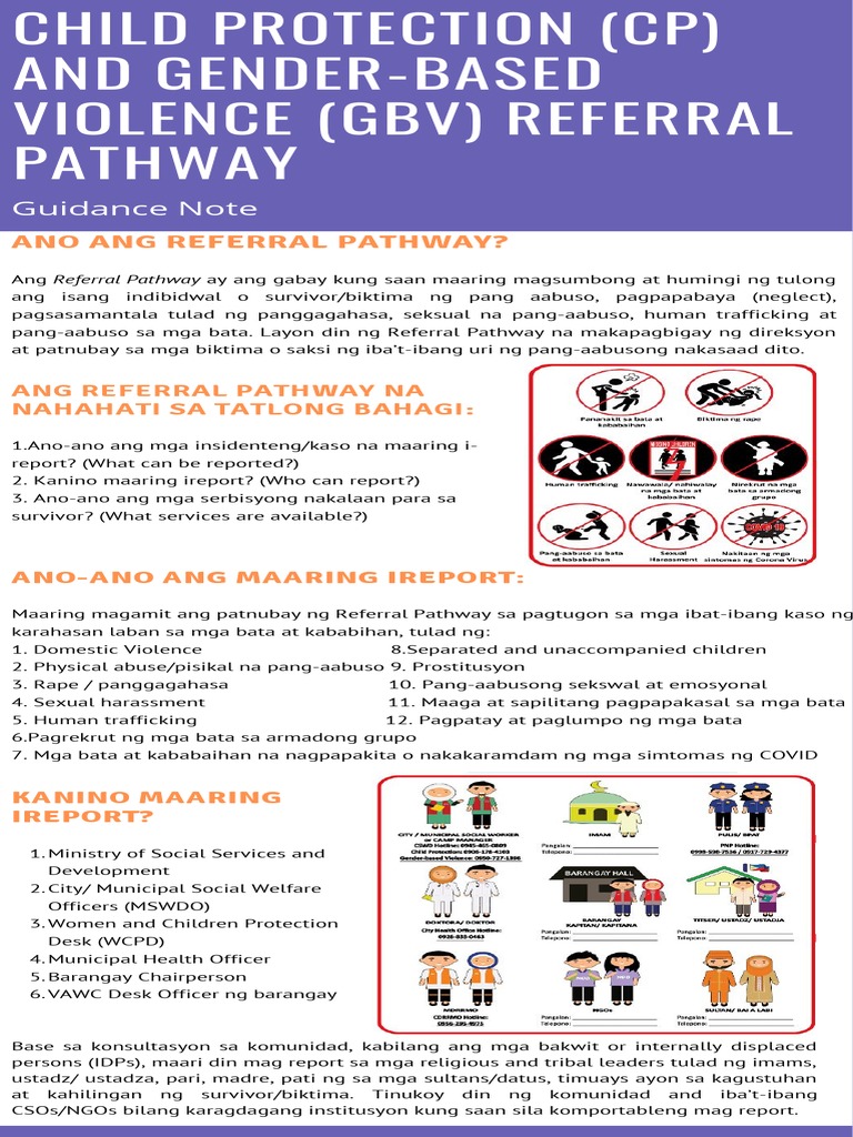 Child Protection CP and Gender-Based Violence GBV Referral Pathway 1 1 ...