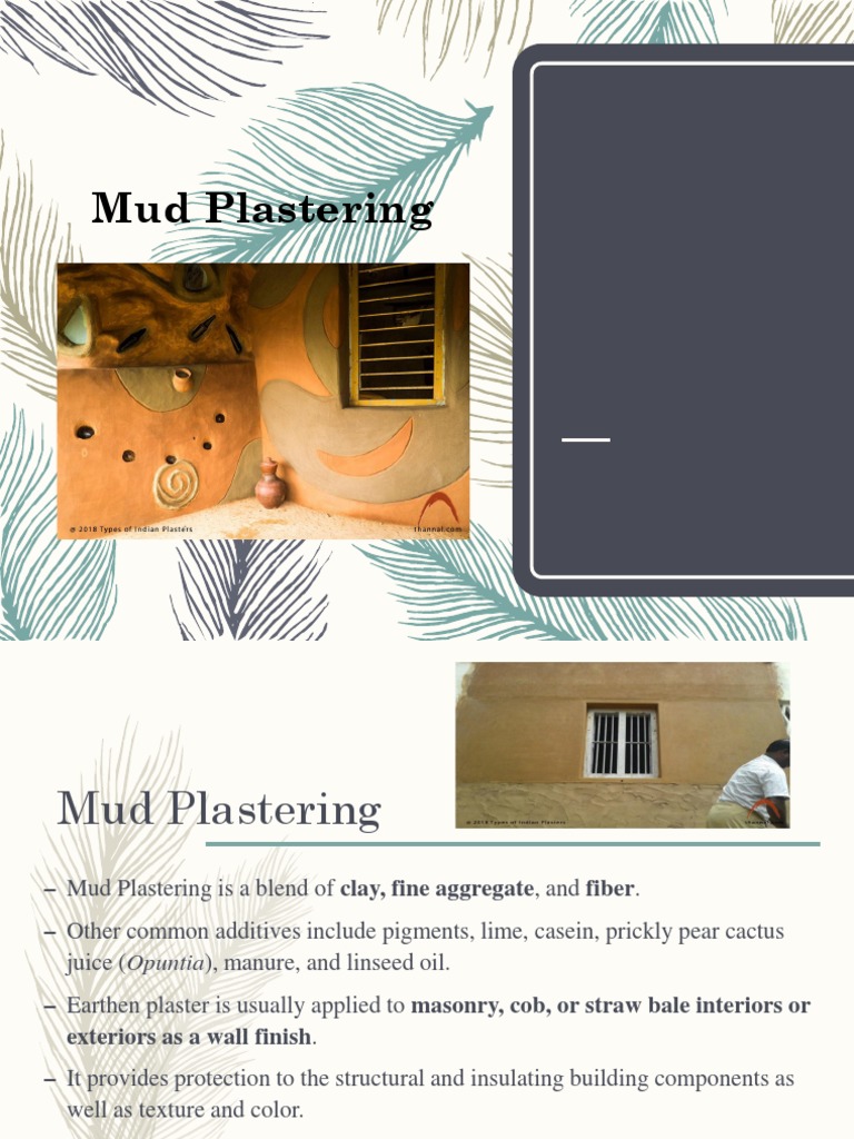 Module 3 - Mud Plastering, Mud Construction | PDF | Nature ...