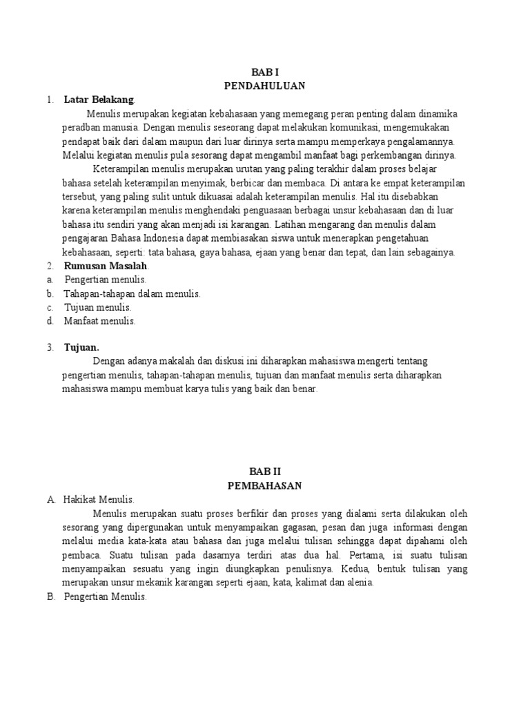 Konsep Dasar Menulis | PDF | Seni & Disiplin Bahasa | Kajian Bahasa Asing