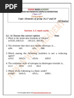 Chemical Thermodynamics Class 12th Practice Paper | PDF | Enthalpy | Nature
