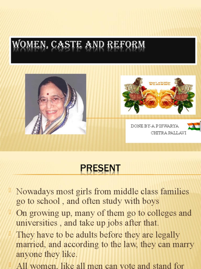Women - Caste and Reform | PDF | Dalit