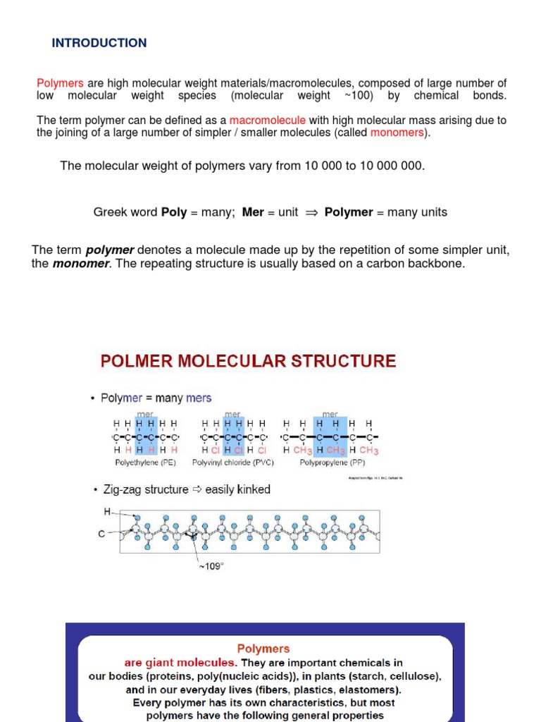 Polymers: Polymer Many Units | PDF | Polymers | Polyethylene