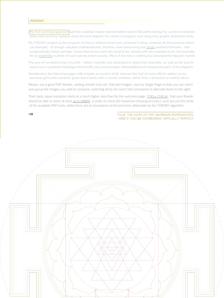 THEORY SriYantra | PDF | Triangle | Mathematical Objects