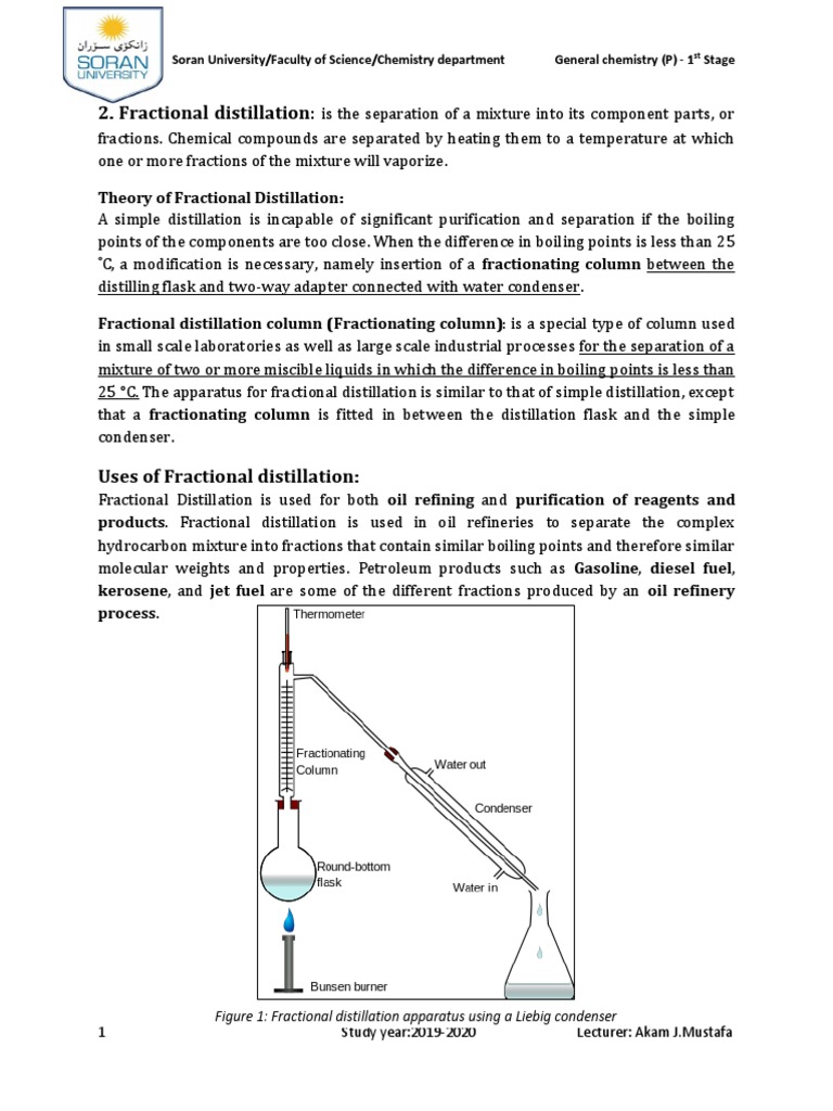 Fractional Distillation | PDF | Distillation | Petroleum