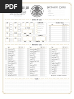 Call of Cthulhu 7th Ed Character Sheet | PDF