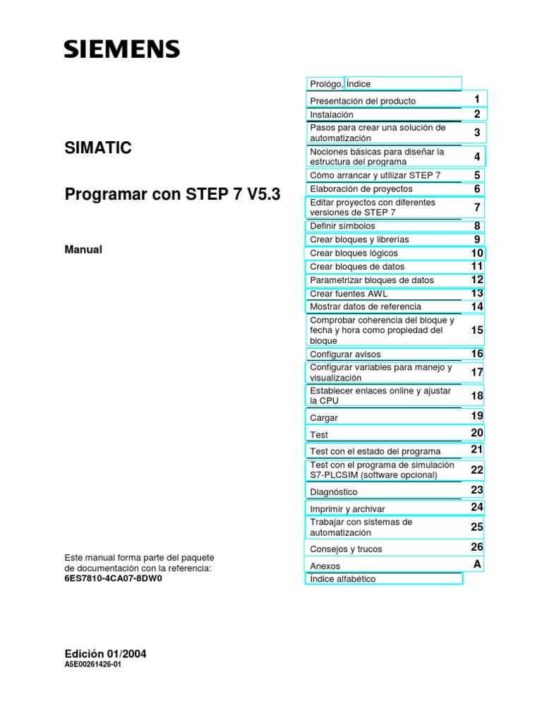 Programar Con STEP 7 V5.3 | PDF | Informática | Tecnología