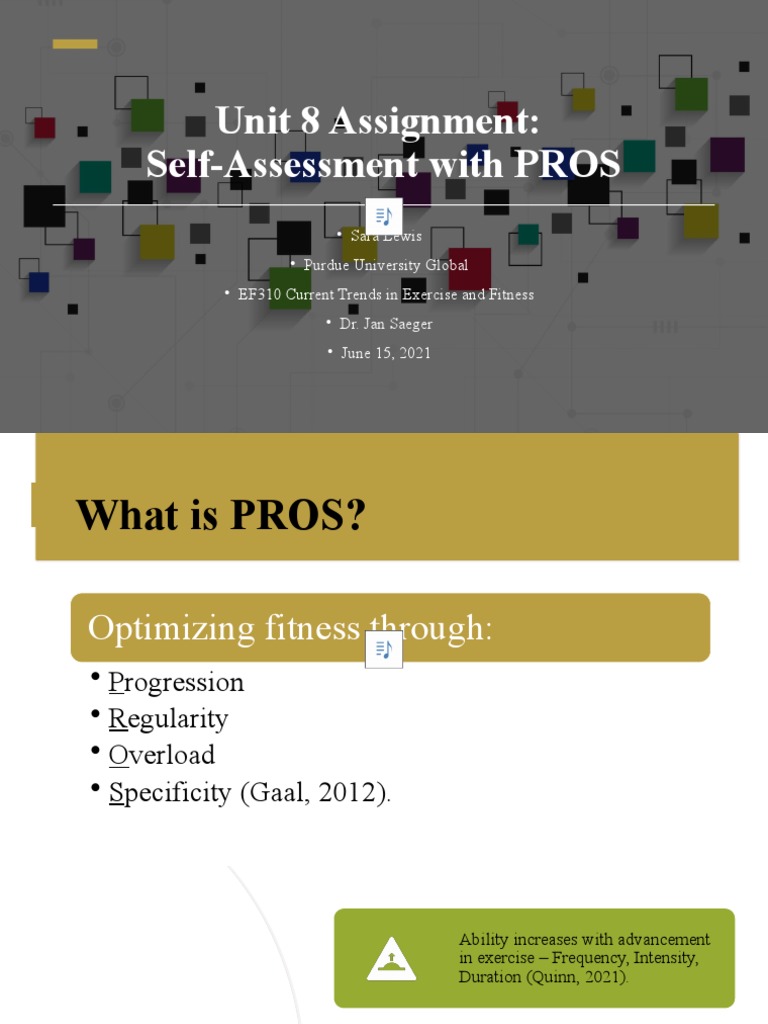 Ef310 Current Trends in Exercise and Fitness - Unit 8 Assignment | PDF | Physical Fitness ...