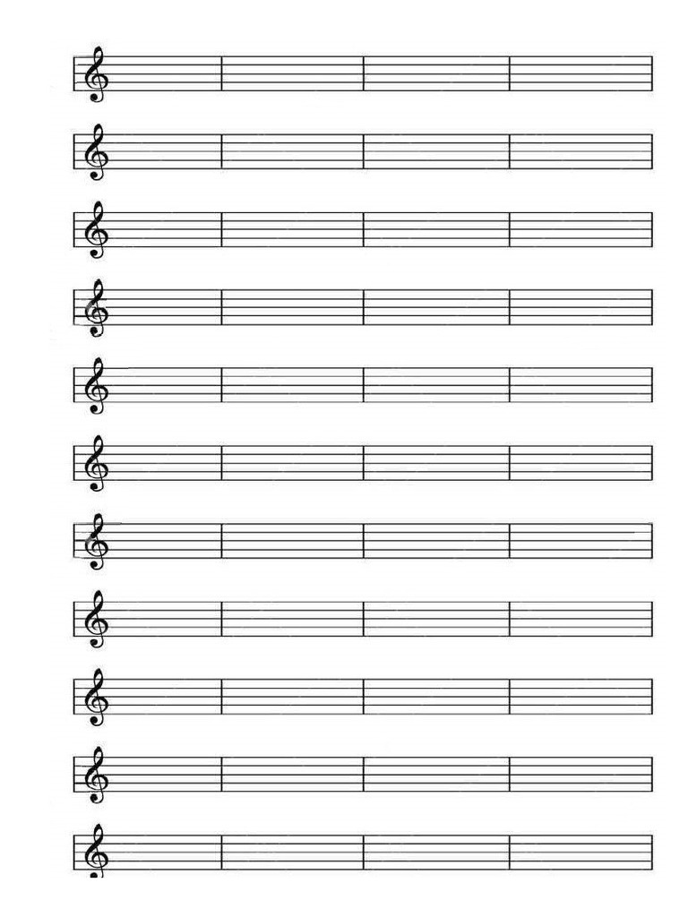 Hojas Pentagrama-1 | PDF