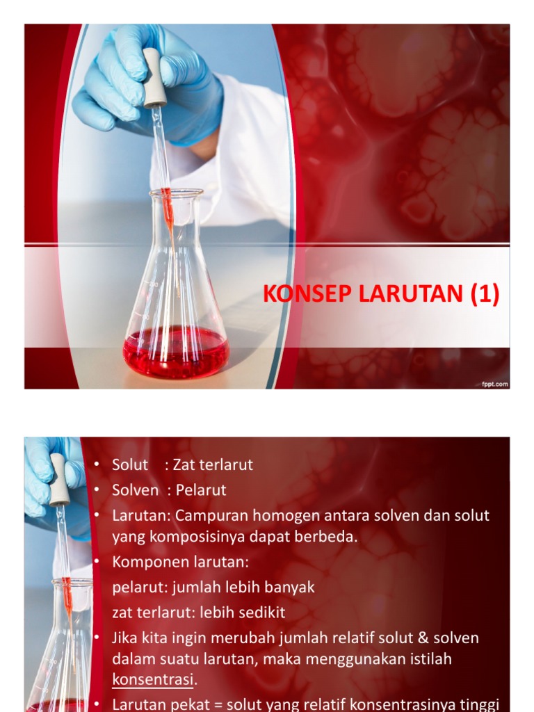 05 Konsep Larutan 1 | PDF