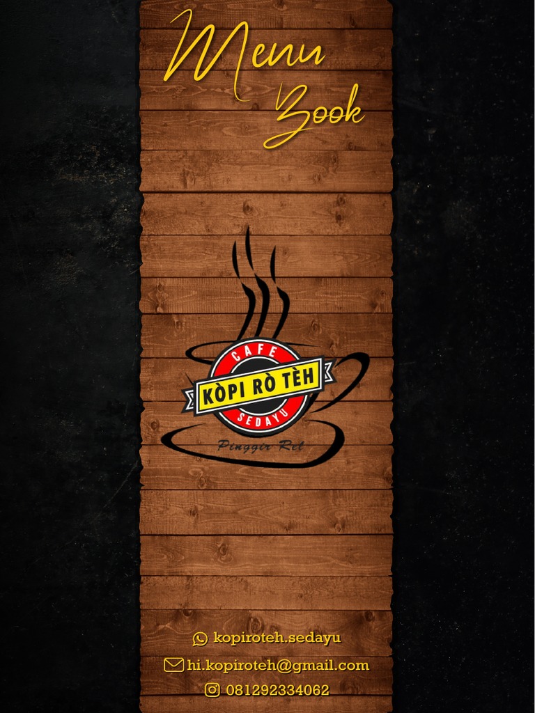 Buku Menu Kopi Ro Teh | PDF | Coffee | Non Alcoholic Drinks