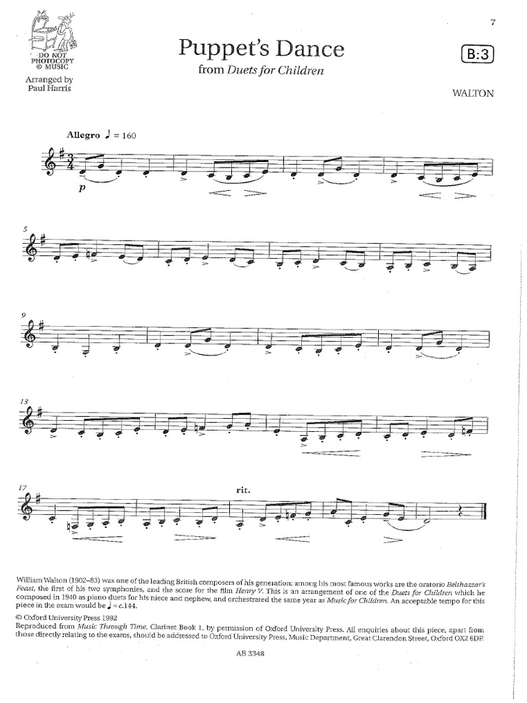 Puppet S Dance - Walton | PDF