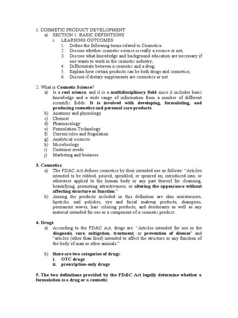 Cosmetic Product Development | PDF | Sugar Substitute | Cosmetics