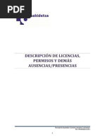 Manual de Licencias y Permisos UPV/EHU | PDF | Adopción | Derecho laboral