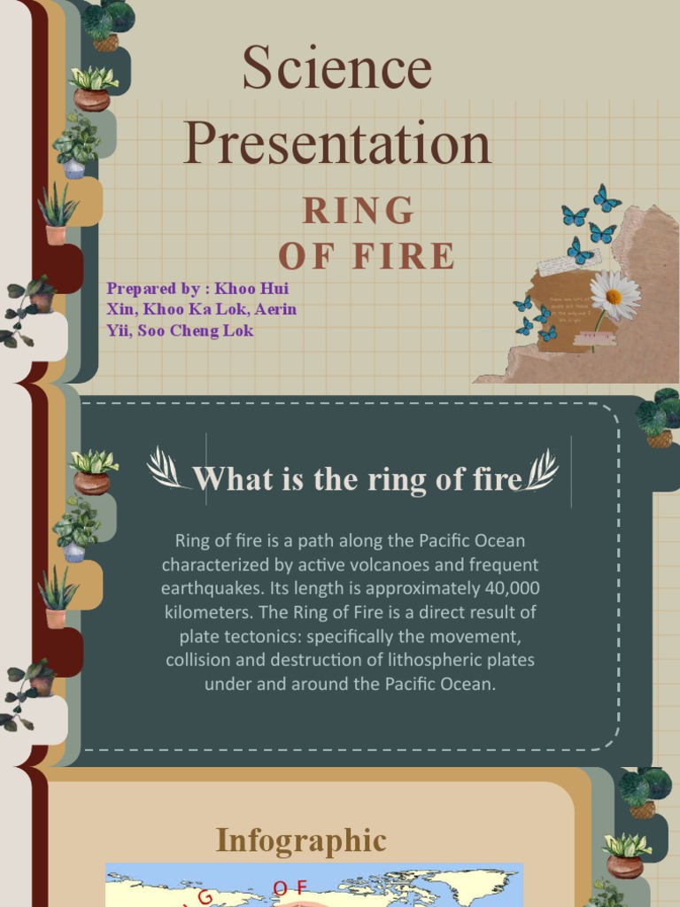 Science Presentation 1M - Ring of Fire | PDF | Plate Tectonics | Geology