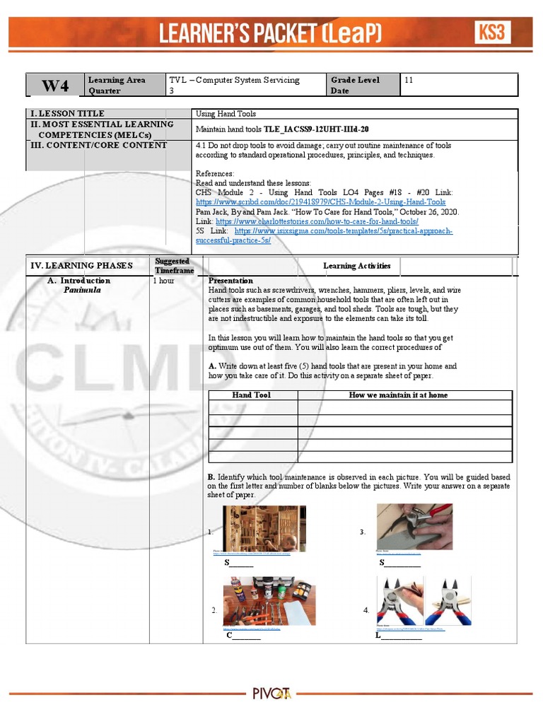 TVL - Computer System Servicing 11 3 | PDF
