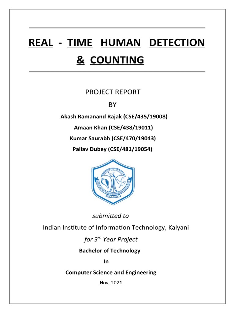 Benchmarking Real-Time Human Detection and Counting Through Images ...