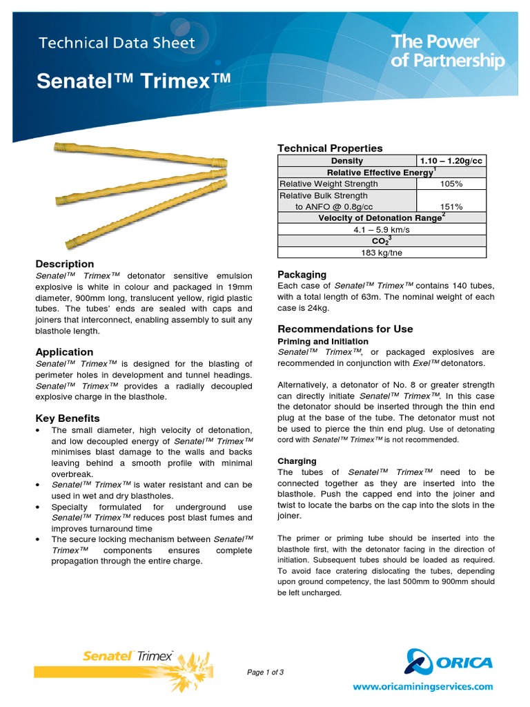 Senatel Trimex - Mexico | PDF | Chemistry | Materials