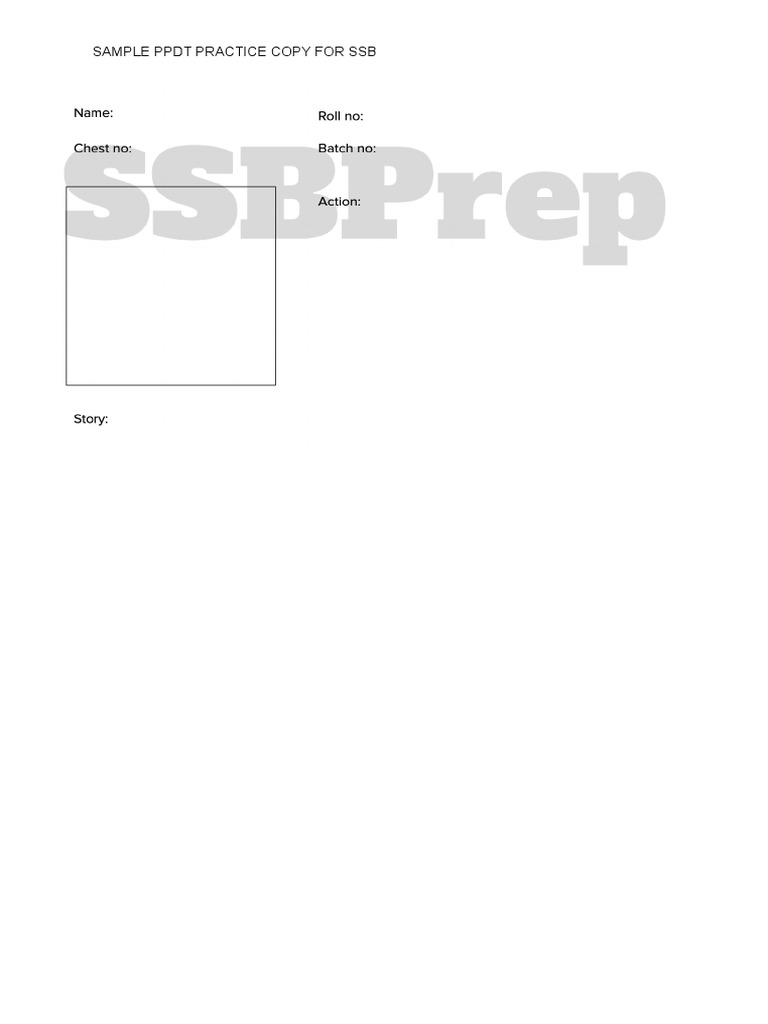 PPDT Answer Model | PDF