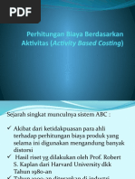 Contoh Soal Dan Jawaban Menghitung Biaya Menggunakan Metode ABC | PDF
