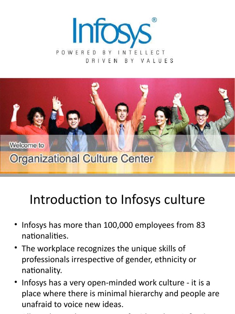 Introduction to the Diverse and Learning-Focused Culture at Infosys ...