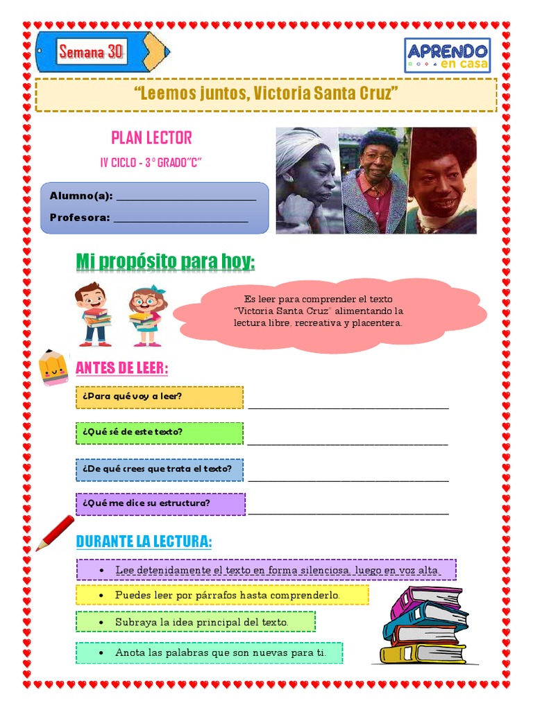 Plan Lector 3° Sem 30 | PDF