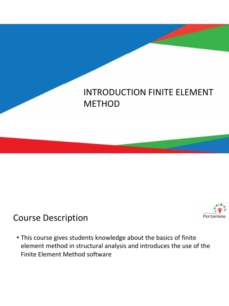 Introduction Finite Element Method | PDF | Finite Element Method | Equations