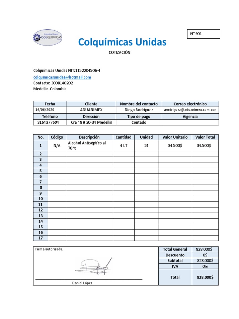 Formato PDF A Word Cotiza | PDF | Derecho