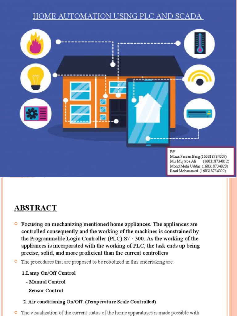 Home Automation with PLC and SCADA | PDF | Programmable Logic ...