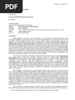 Template Surat Pernyataan Indikasi Penipuan | PDF