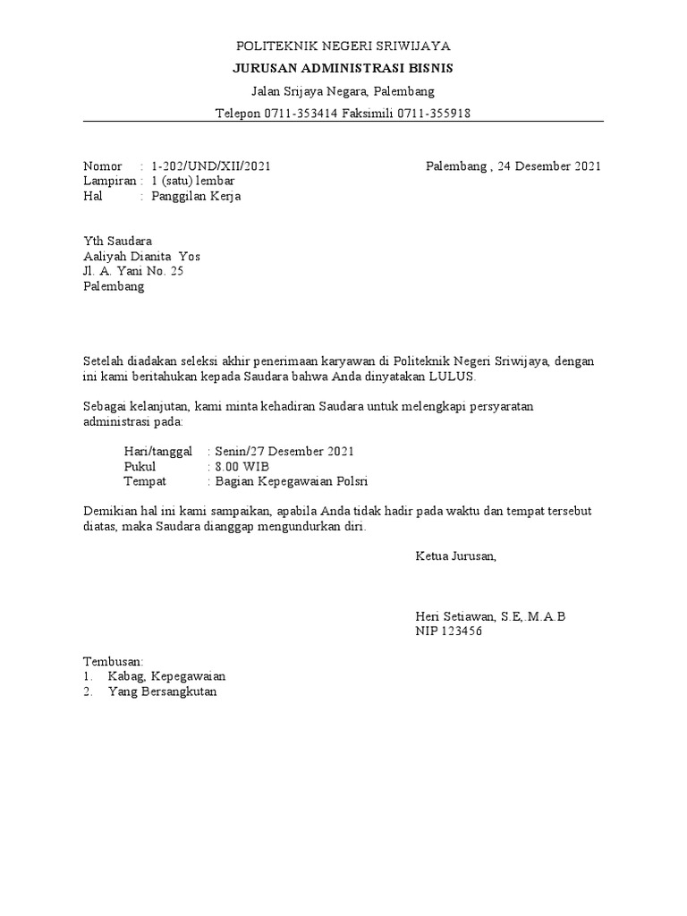 Hasil Mail Marge | PDF Hasil Mail Marge | PDF